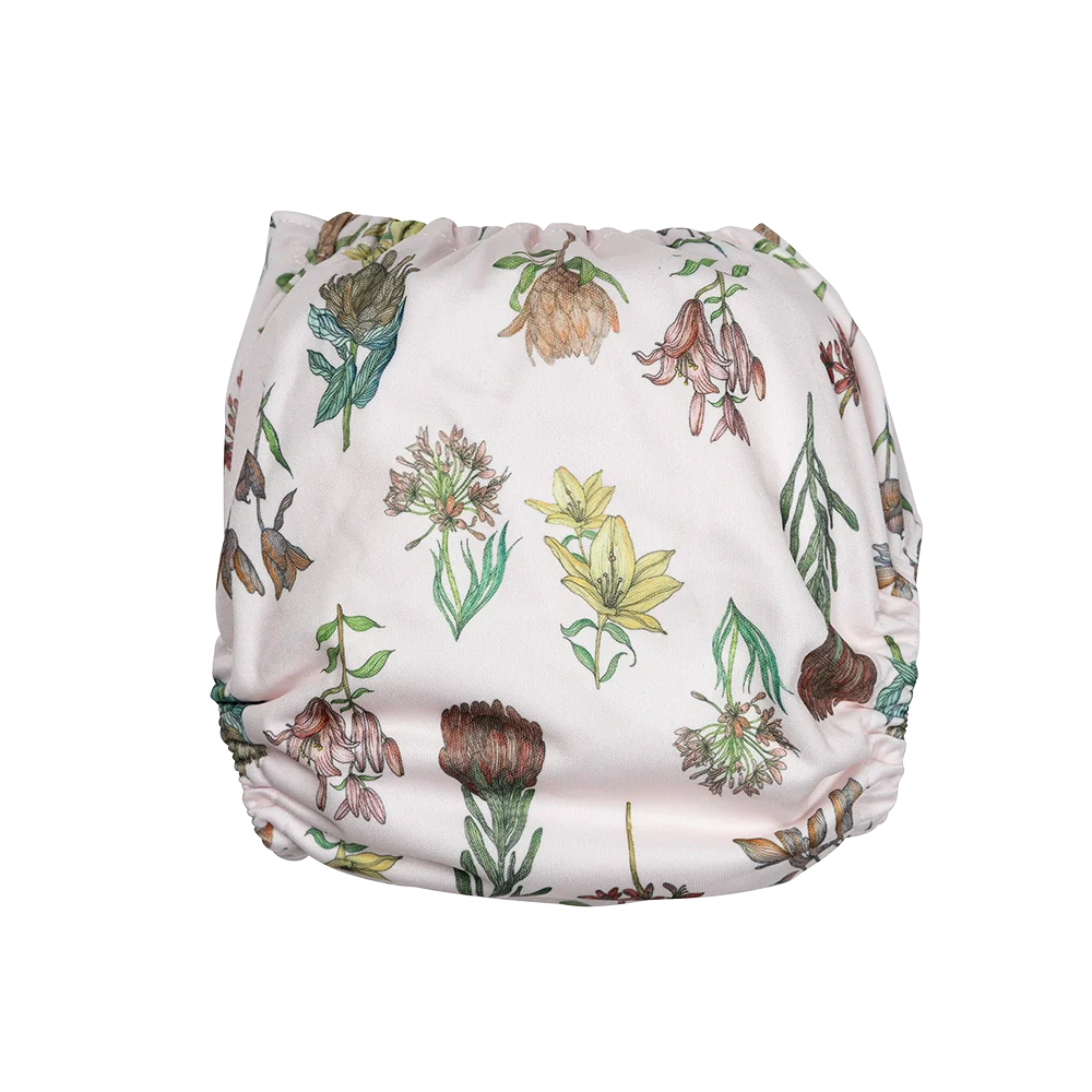Antique Garden Reusable Cloth Nappy | Designer Bums