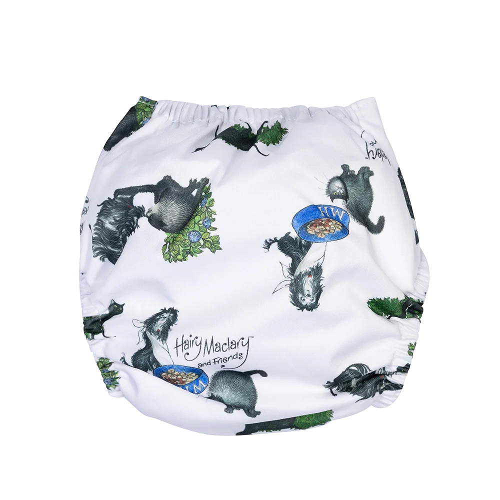 Adventurous Cats Reusable Cloth Nappy | Designer Bums