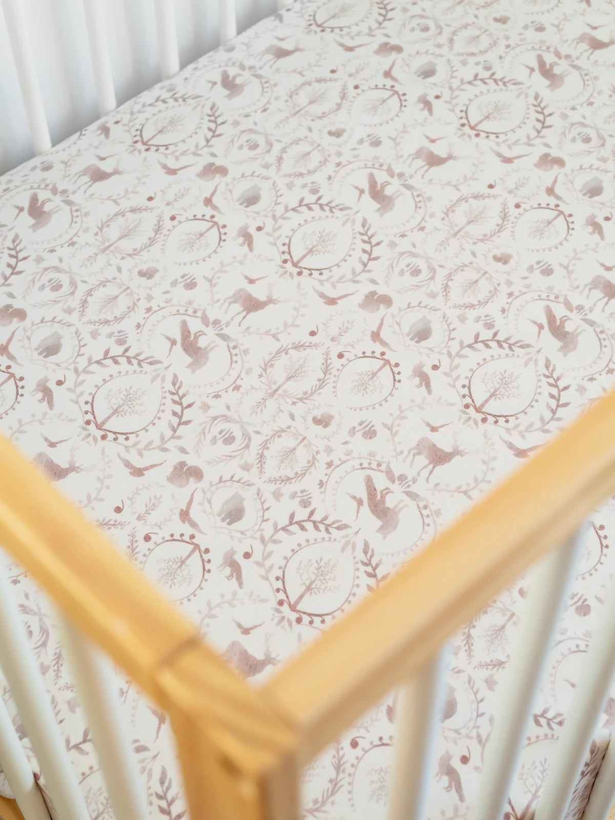 Misty Morning Cot Sheet | Designer Bums